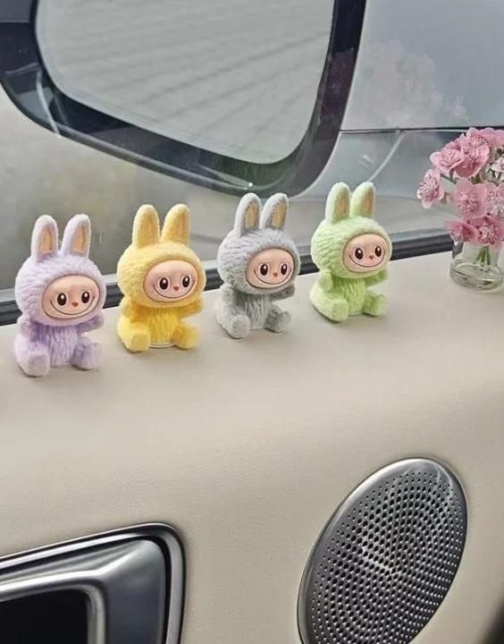 Trendy Labubu Mini Car Dashboard ( Pack of 4 ) – Buytiful